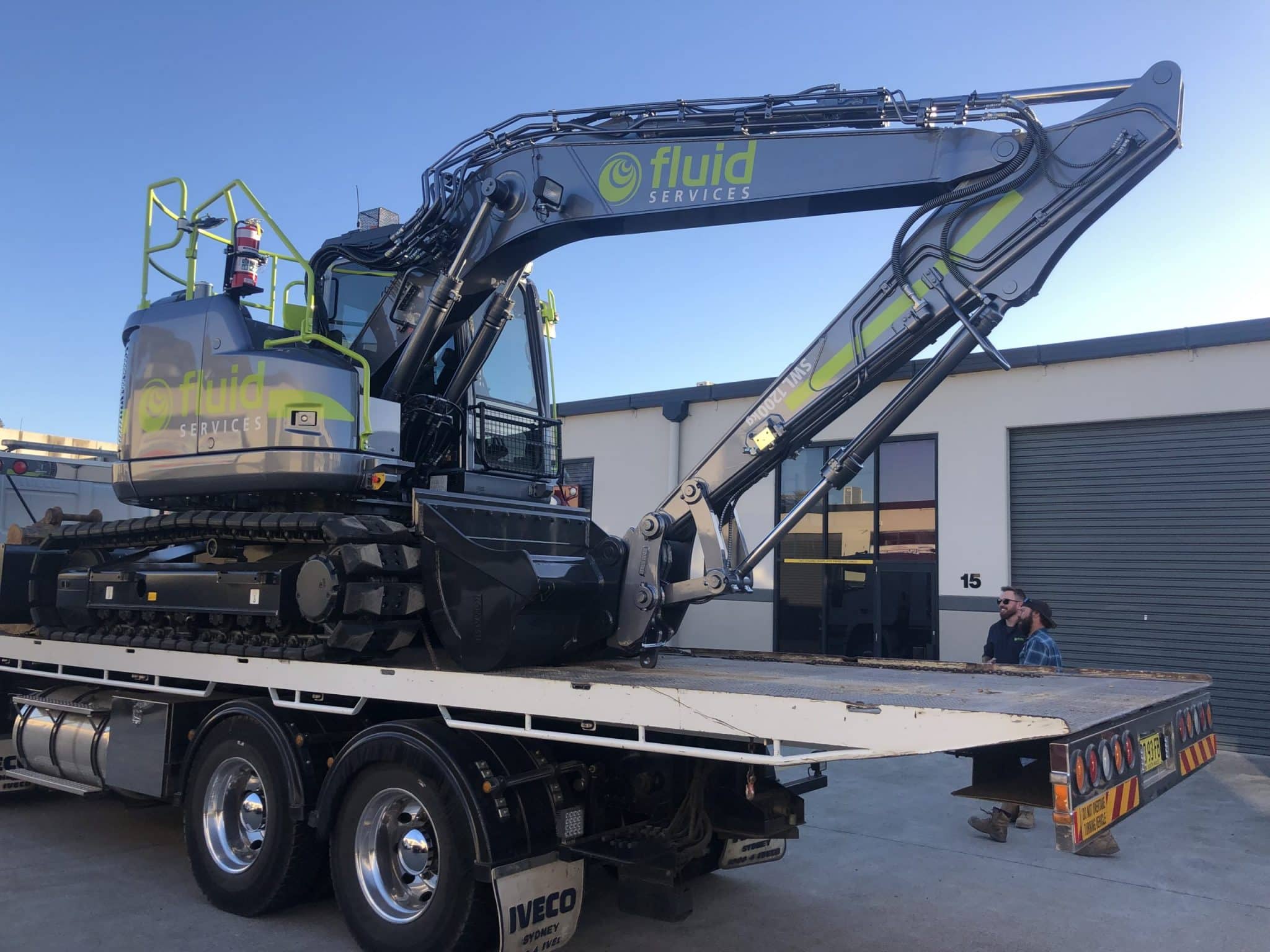 New 13T Komatsu excavator purchase – Fluid Services